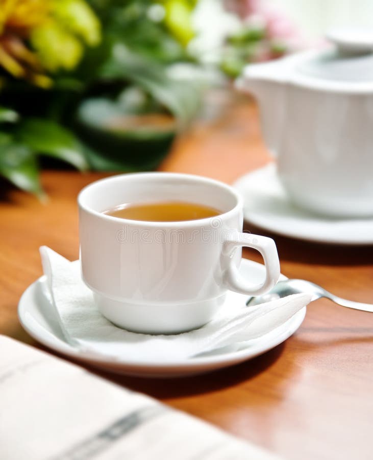 Morning tea stock image. Image of afternoon, color, liquid - 24352729