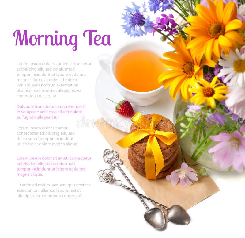 Morning Tea stock image. Image of bunch, bloom, botany - 25518641
