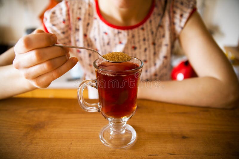 Morning tea stock image. Image of breakfast, glass, morning - 8011331