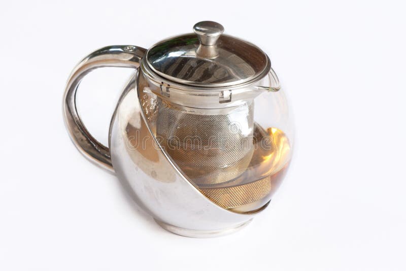 Morning Tea pot stock image. Image of side, profile, heat - 33805057