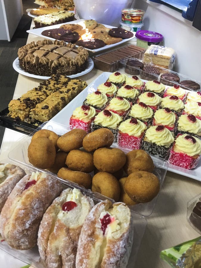 Morning tea snacks stock image. Image of bread, plate - 99431129