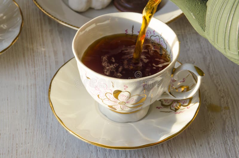 Morning tea stock photo. Image of morning, breakfast - 75648326