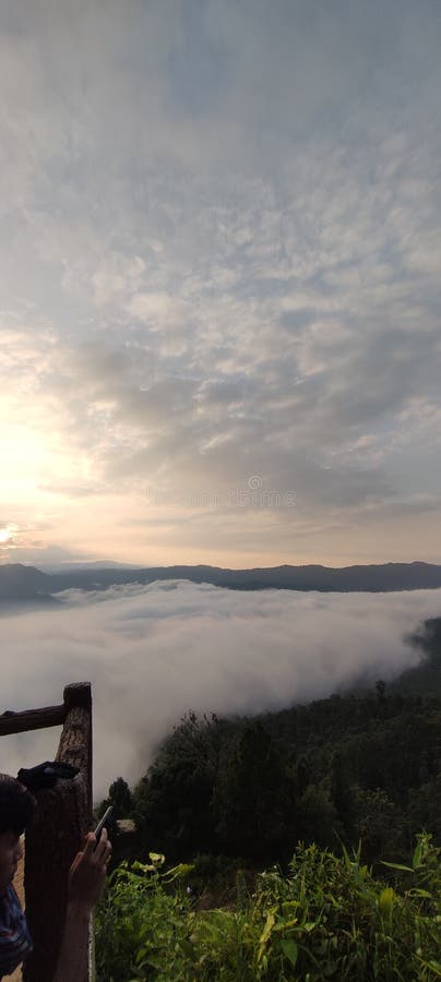 The Morning is Thick Fog and the Wind is Cold in the Morning Stock ...