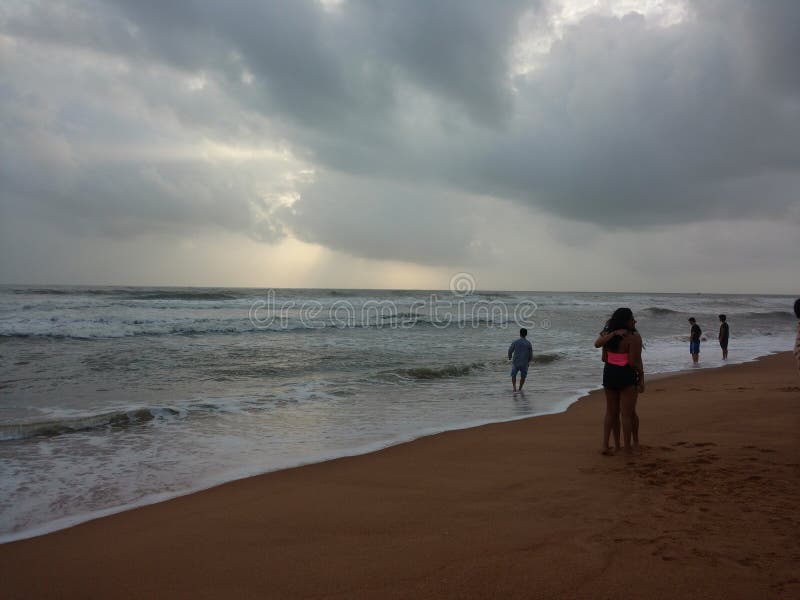 Morning Time in Goa Beach Scene Stock Photo - Image of beach, scene ...