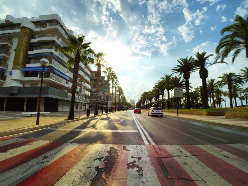 Morning town editorial stock image. Image of morning - 97055929