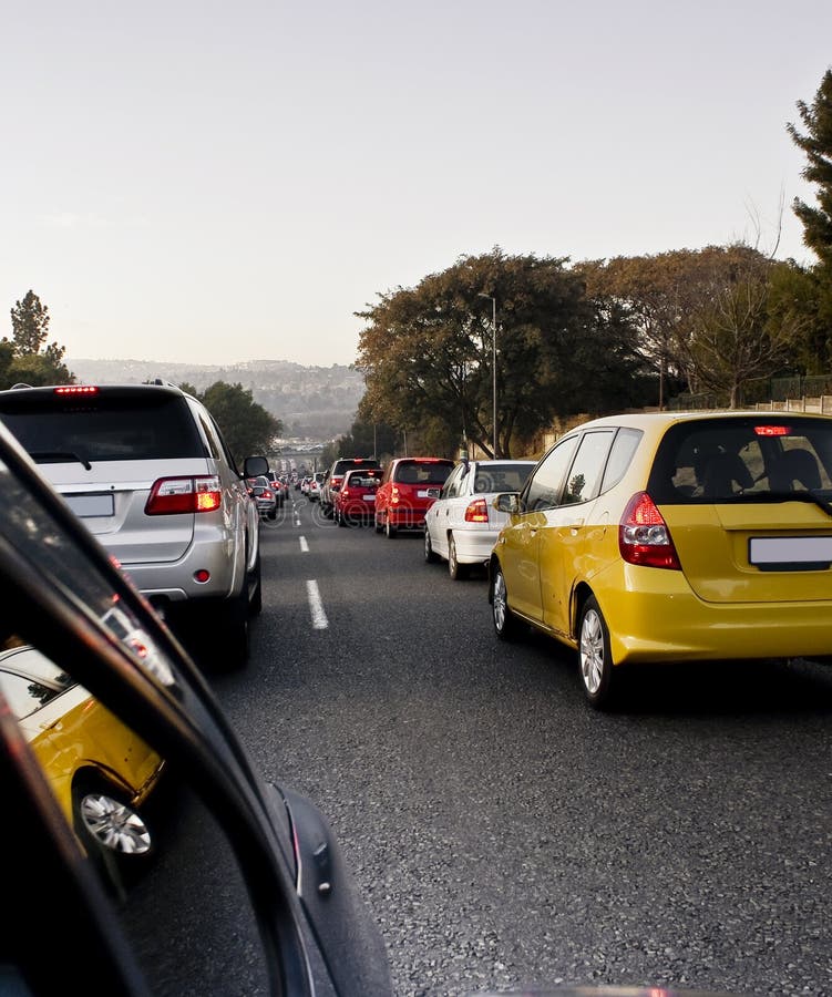 Morning Traffic Jam Blues stock photo. Image of fuel - 15386426