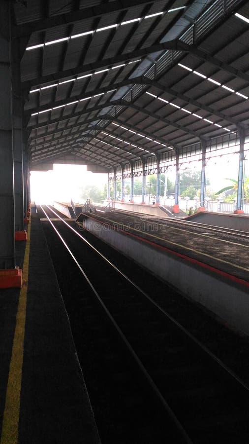 Morning train station stock photo. Image of train, morning - 69394000