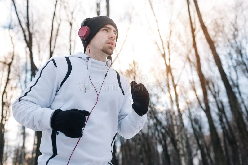Morning training stock photo. Image of activewear, headphones - 97464158
