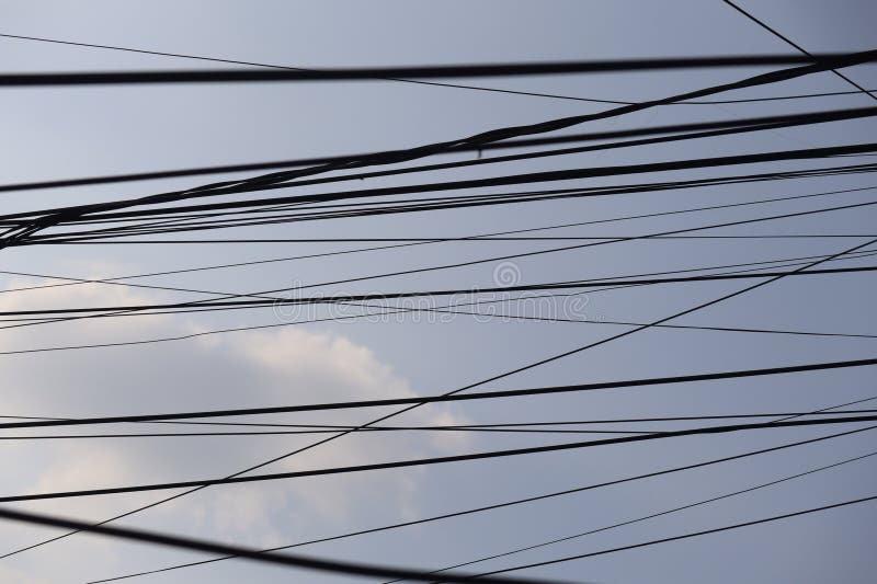 692 Messy Power Lines Stock Photos - Free & Royalty-Free Stock Photos ...