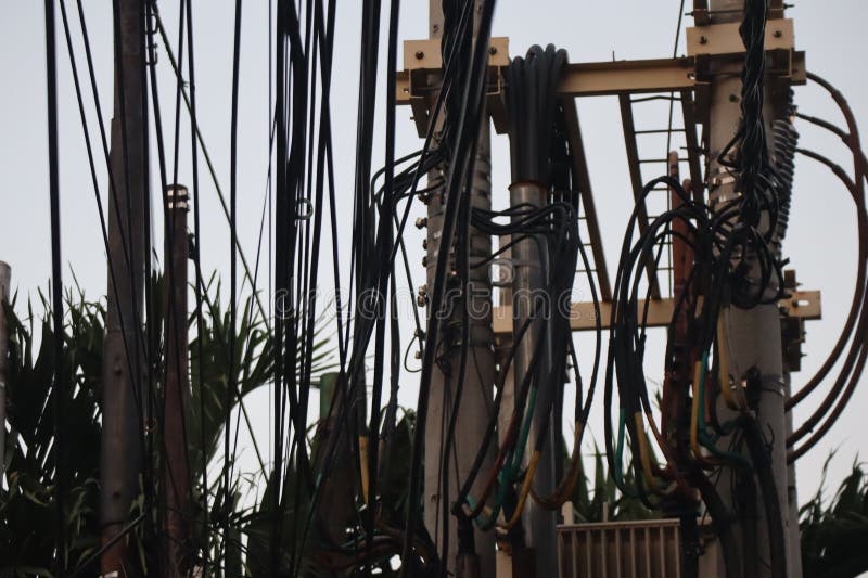 692 Messy Power Lines Stock Photos - Free & Royalty-Free Stock Photos ...