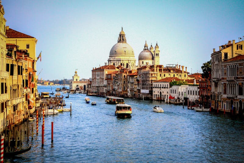 Morning Venice and Its Canals Editorial Image - Image of tourism ...