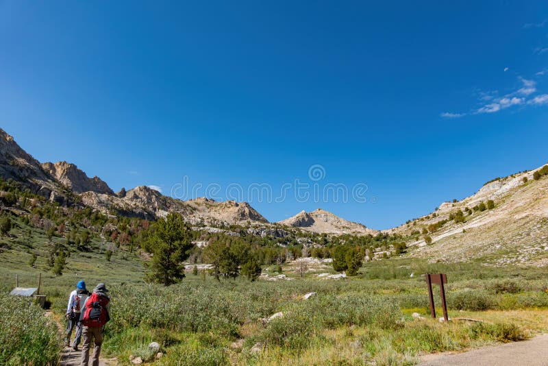Morning View of the Beautiful Landscape Around the Ruby Crest Trail ...
