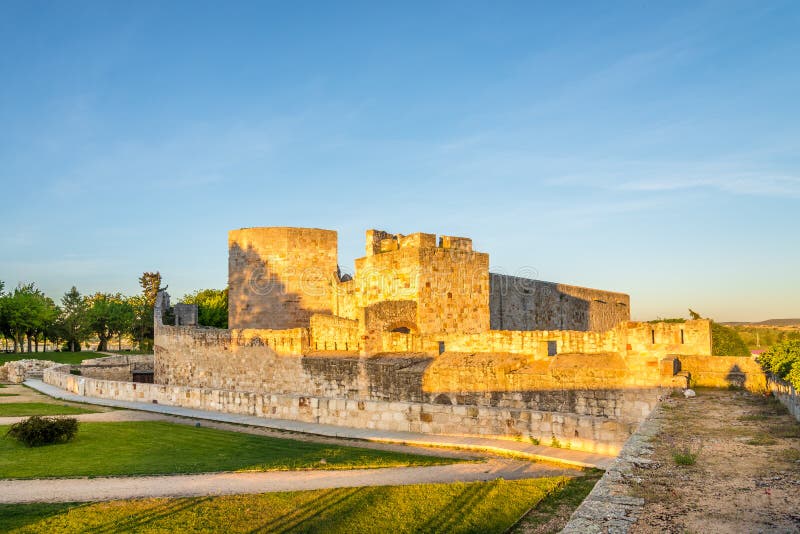 Castle of Zamora stock photo. Image of architecture, tourism - 94768926