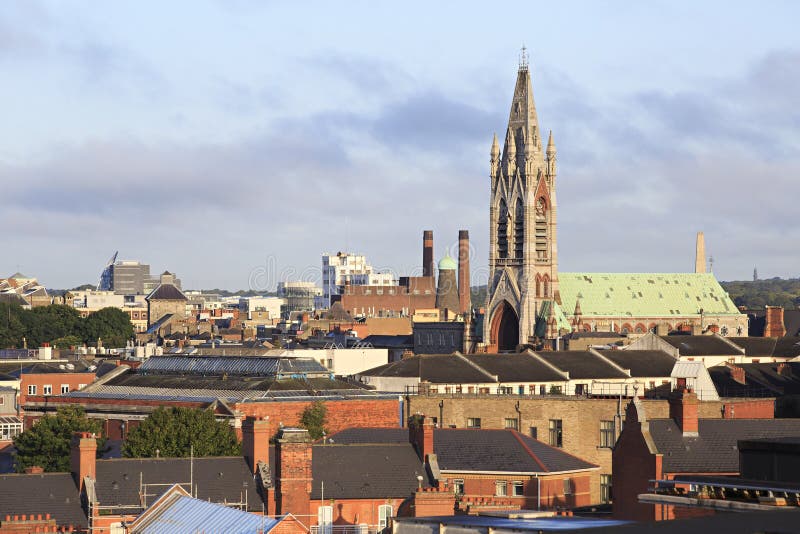 Morning View of Downtown Dublin Editorial Photography - Image of ...