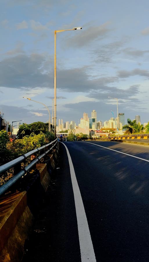 Morning View from the Flyover Street Stock Photo - Image of morning ...