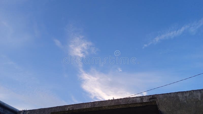 The Morning View,sky & Building Stock Image - Image of cirrus, morning ...