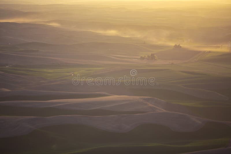 Morning view from valley stock photo. Image of perspective - 26331920