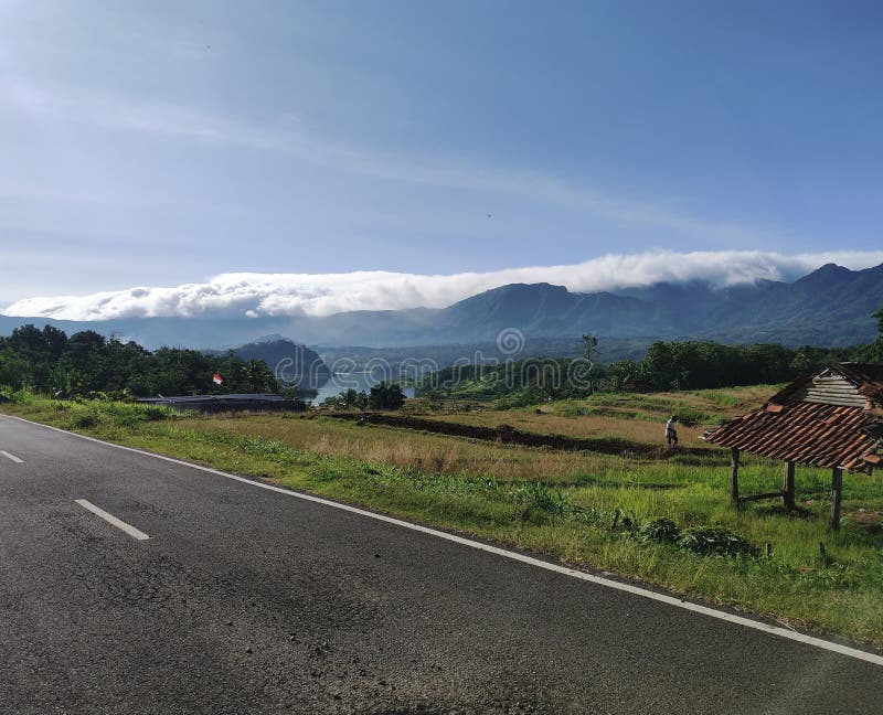 Morning village view stock image. Image of beautiful - 278143283