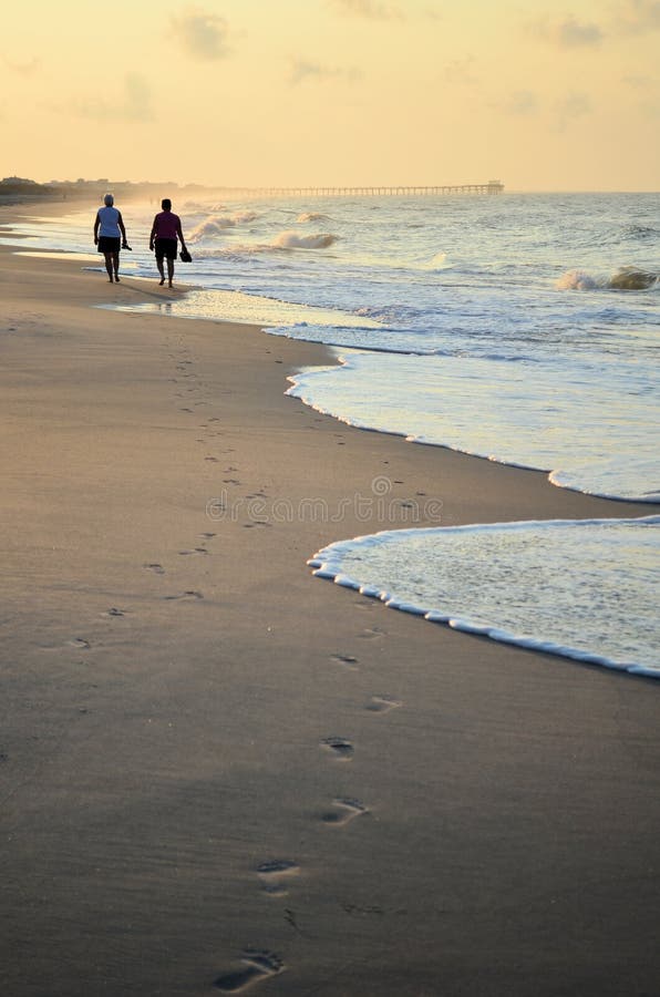 Morning Walk stock photo. Image of footprints, landscape - 26439382