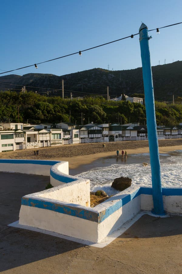 Morning Walk on the Beach at Garraf. Barcelona, Spain. Stock Photo ...
