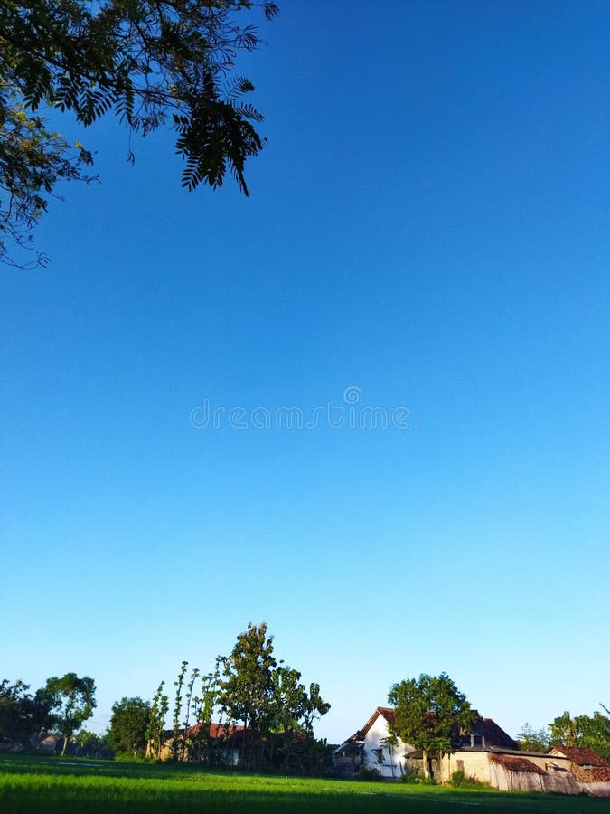 Morning Weather Will Be Served in the Countryside Stock Image - Image ...