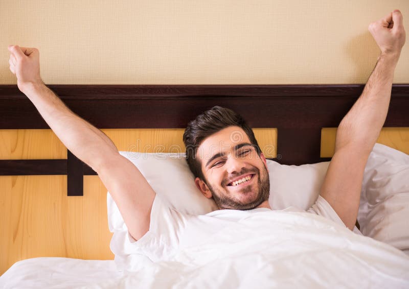223 Man Waking Up Stretching Hands Stock Photos - Free & Royalty-Free ...
