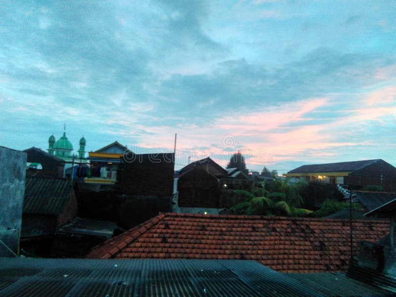 Mornning in town stock image. Image of town, city, mornning - 83349897