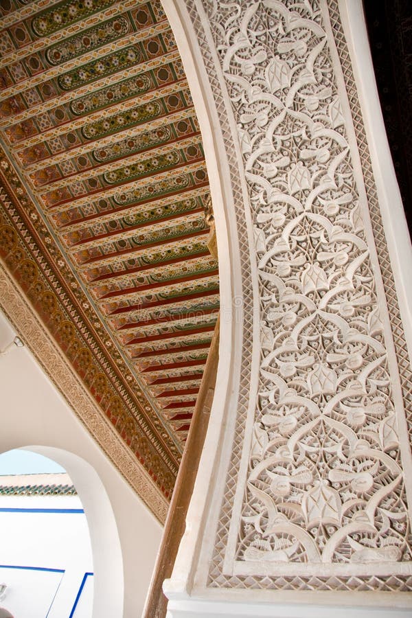 Moroccan Stained Glass Window Stock Image - Image of historic, building ...