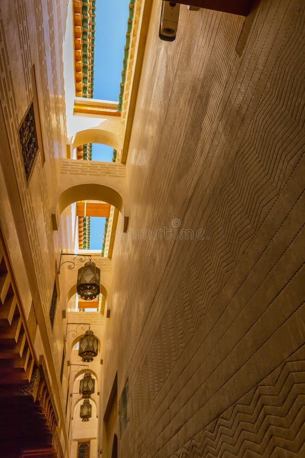 Moroccan Architecture in Fes Stock Photo - Image of traditional, africa ...