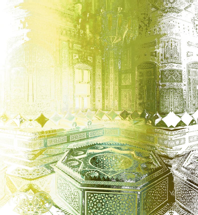 Moroccan Architecture Pattern Watercolour Art Islamic Art Arabic Art ...