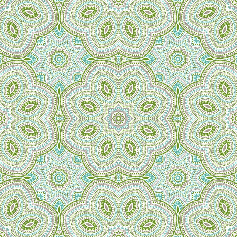 Moroccan Authentic Floral Vector Seamless Motif. Batik Print Design ...