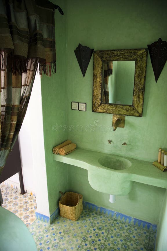 Moroccan Bathroom stock photo. Image of african, maghreb - 2020176