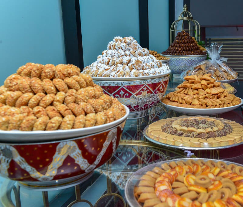 Moroccan Biscuits are Served with Tea. Moroccan Biscuits Cookies ...