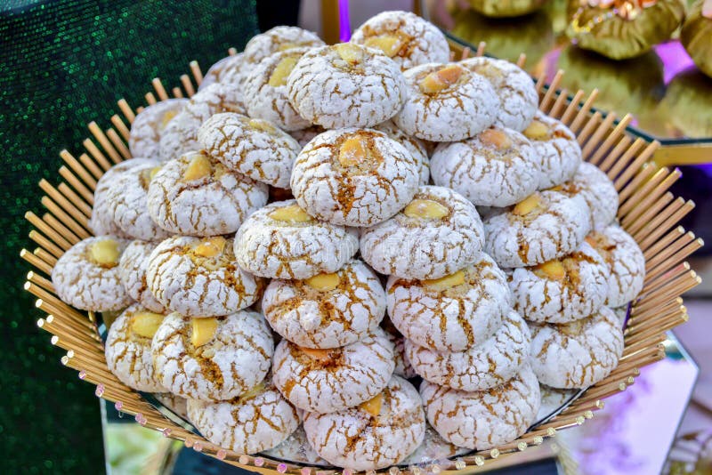 Moroccan Biscuits are Served with Tea. Moroccan Biscuits are Offered at ...