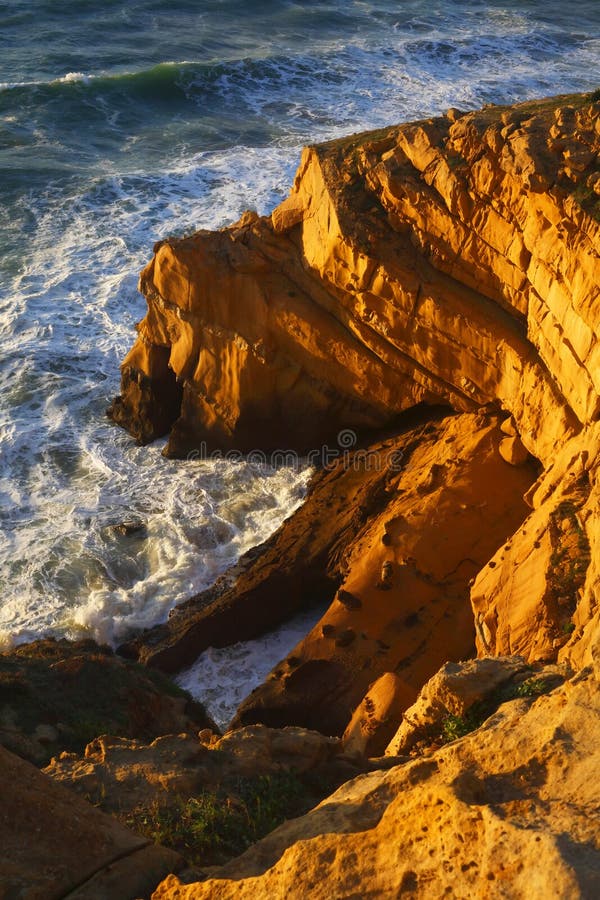 Moroccan Coast at the Atlantic Ocean Stock Photo - Image of beautiful ...