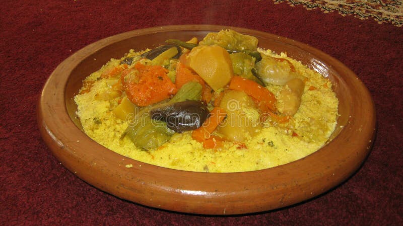 Moroccan Couscous Dish stock image. Image of ethnicity - 67762263