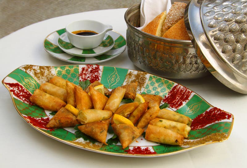Moroccan Starters. Arab Salty Food Stock Photo - Image of north ...