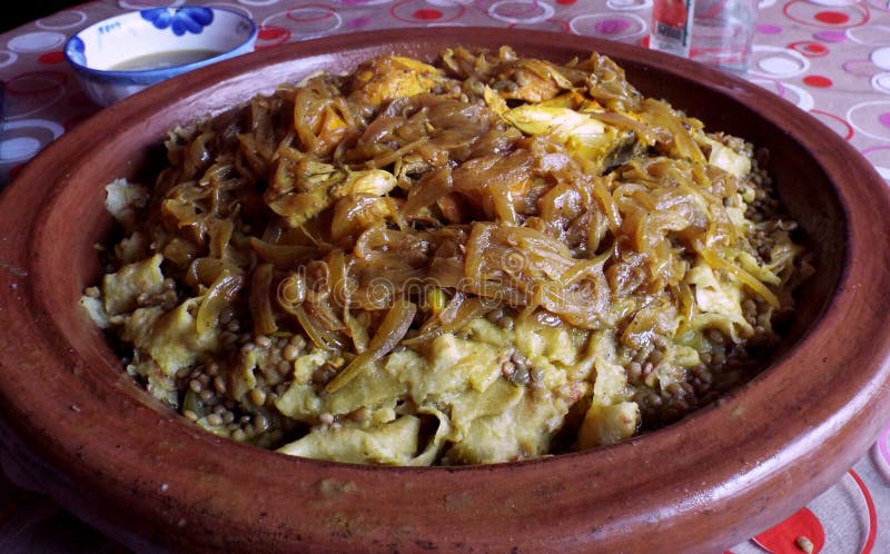 Moroccan Dish: Rfissa stock image. Image of ready, color - 81509243