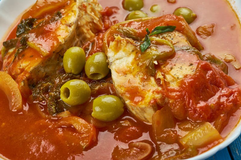 Moroccan Fish Stew stock image. Image of shrimp, spices - 115454567