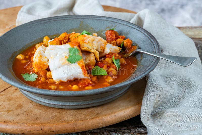 Moroccan fish stew stock image. Image of fish, tomato - 288650665
