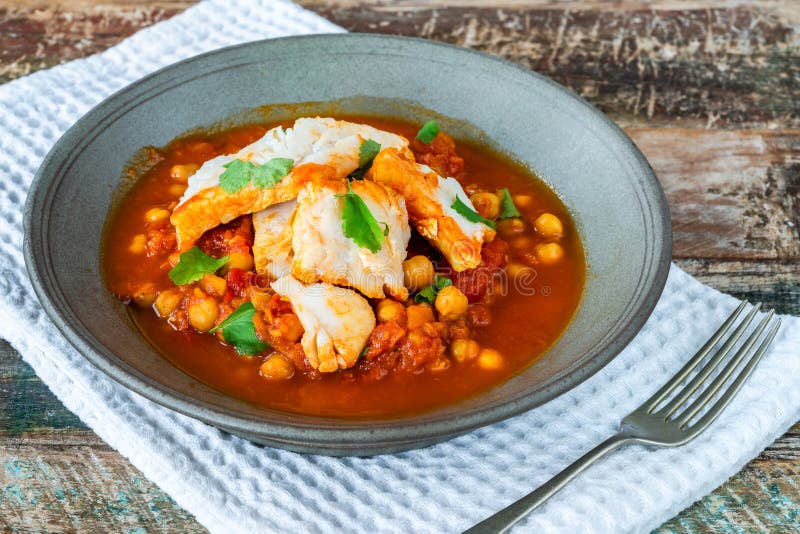 Moroccan fish stew stock image. Image of food, arabic - 288650741