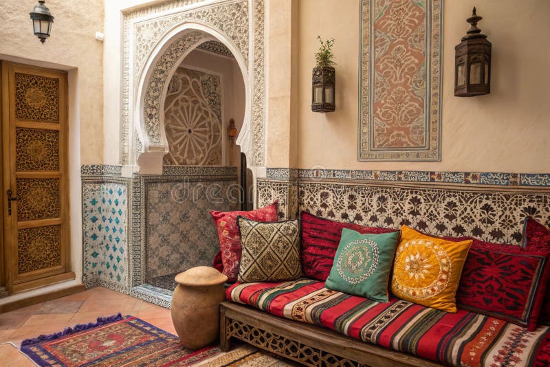 Eastern Arch Interior Design Elements Stock Illustrations – 212 Eastern ...