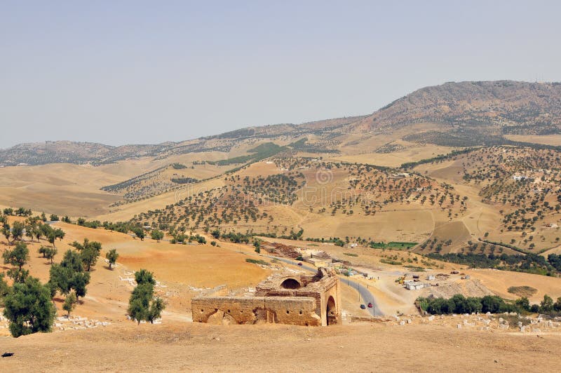 Moroccan Landscape stock image. Image of gravel, heat - 7218147