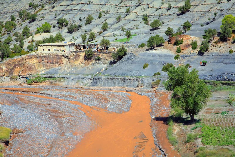 Moroccan landscape stock image. Image of scene, nature - 7634883