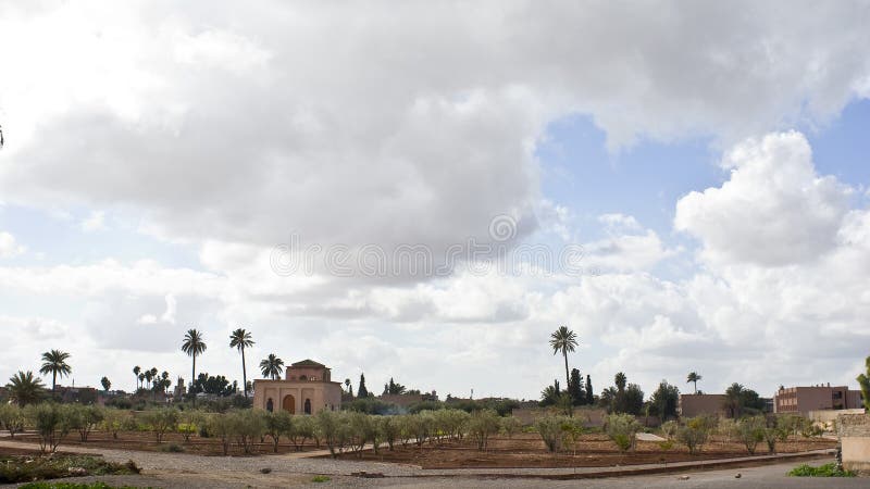 Moroccan landscape stock photo. Image of cloudscape, formations - 8419958