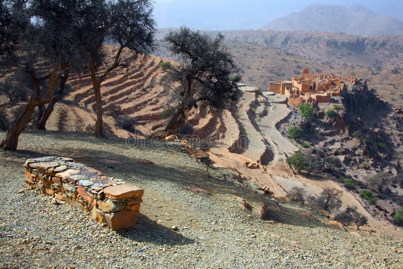 Moroccan landscape stock photo. Image of africa, vegetation - 8497526