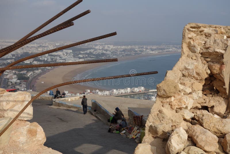 Moroccan Landscape. Ocean View. View Point in Agadir Editorial Photo ...