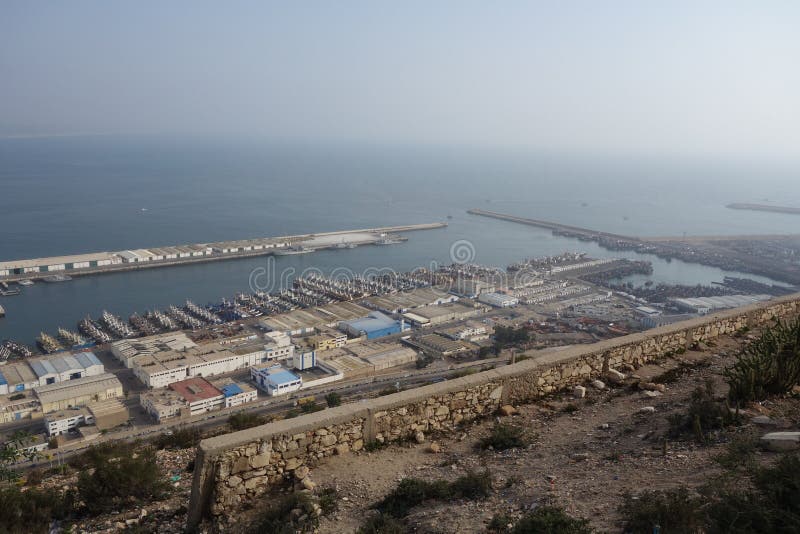 Moroccan Landscape. Ocean View. View Point in Agadir Stock Photo ...