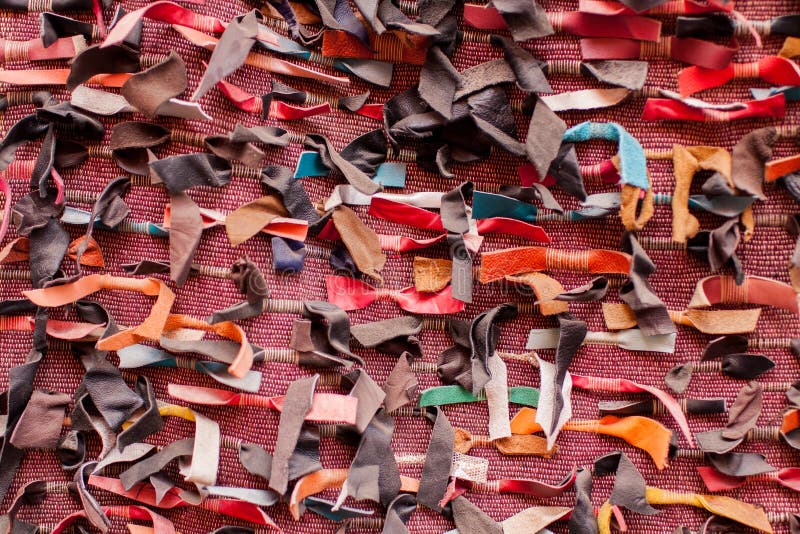 Moroccan leather rags stock image. Image of eather, travel - 59967763