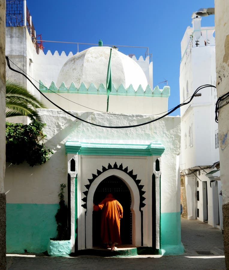 Moroccan Mosque stock image. Image of tree, kasbah, garden - 38405353